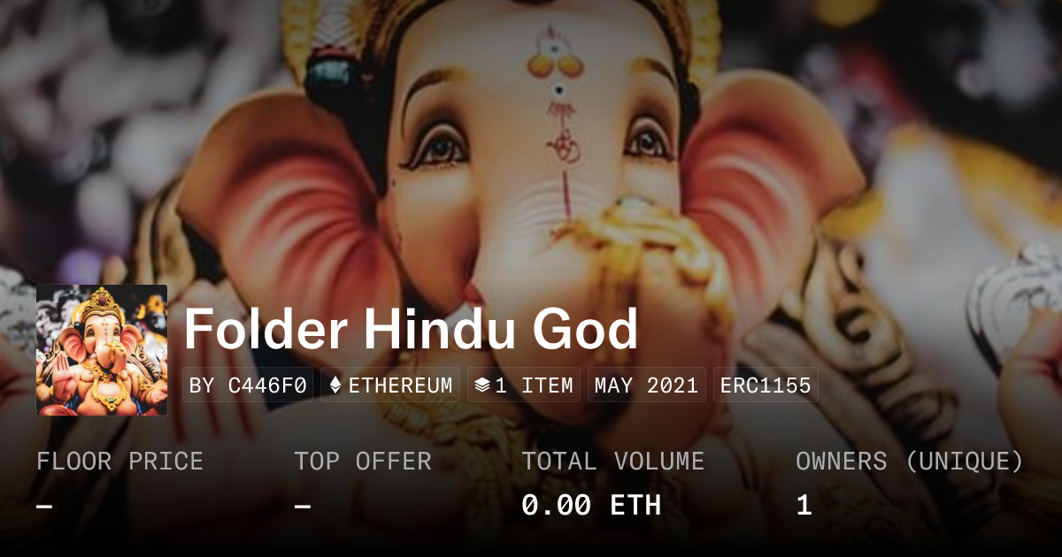 Folder Hindu God - Collection | OpenSea