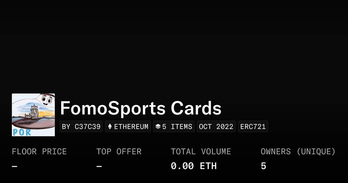 FomoSports Cards - Collection | OpenSea