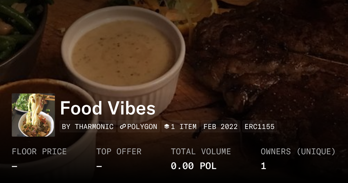Food Vibes - Collection | OpenSea