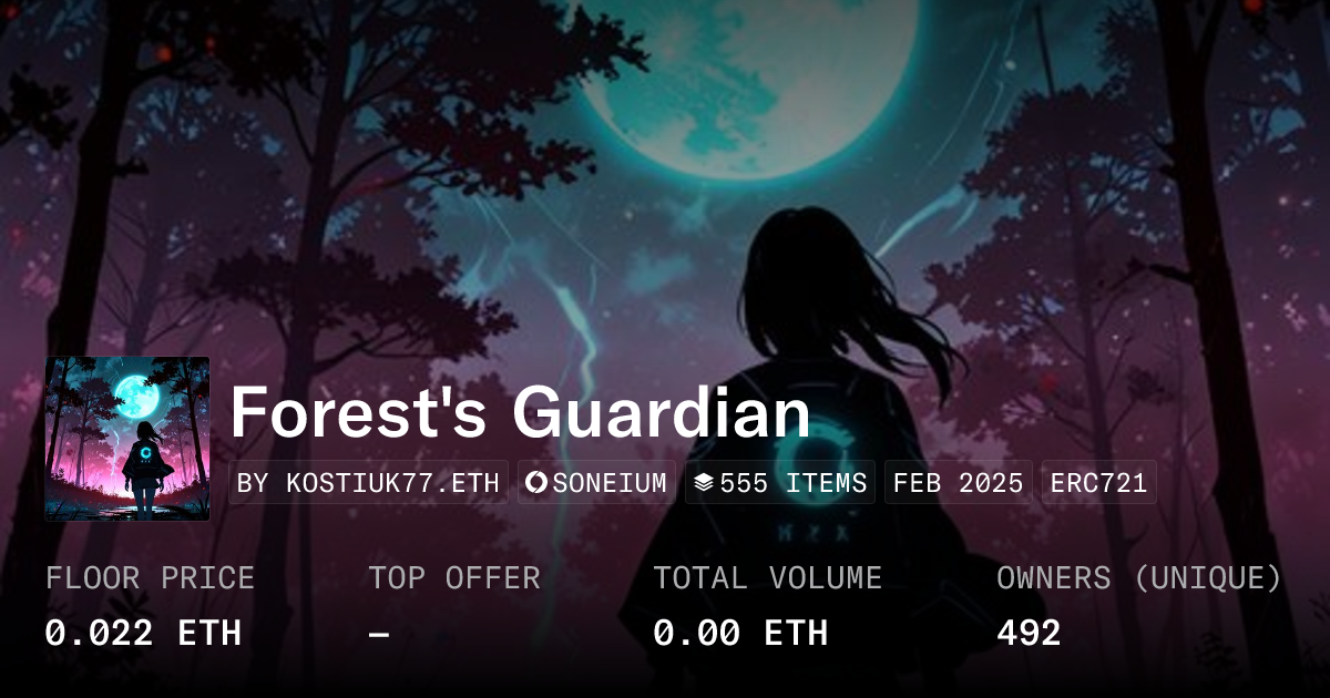 Forest's Guardian - Collection | OpenSea