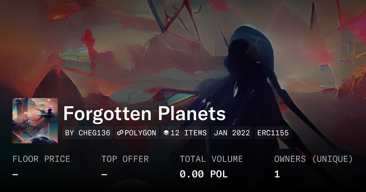 Forgotten Planets - Collection | OpenSea