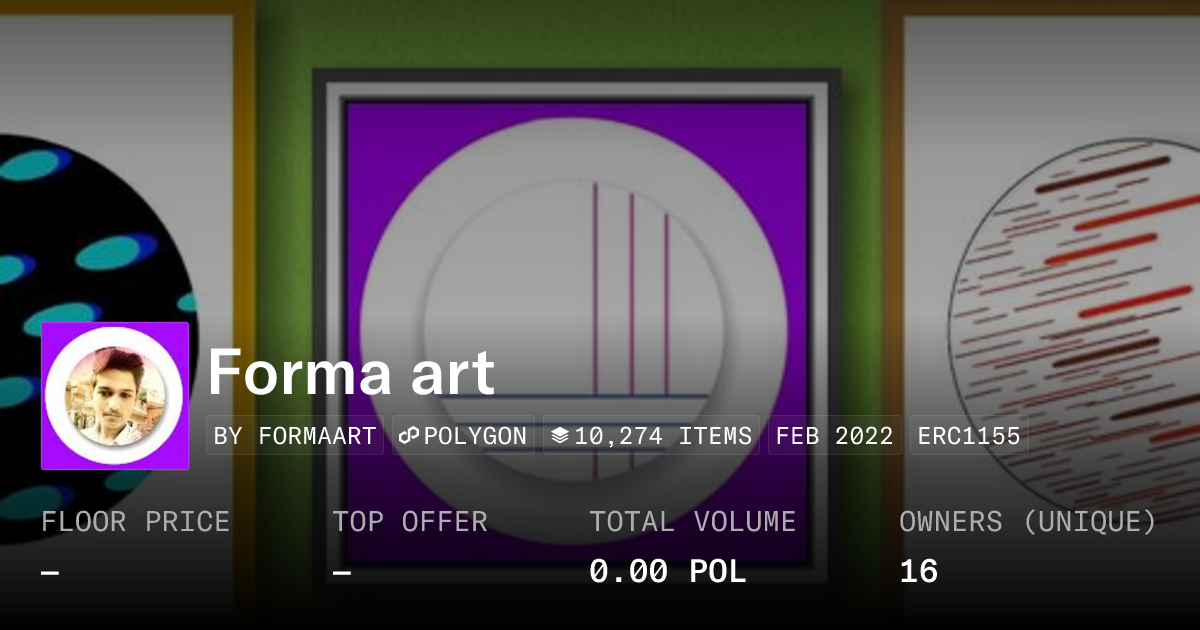 Forma art - Collection | OpenSea