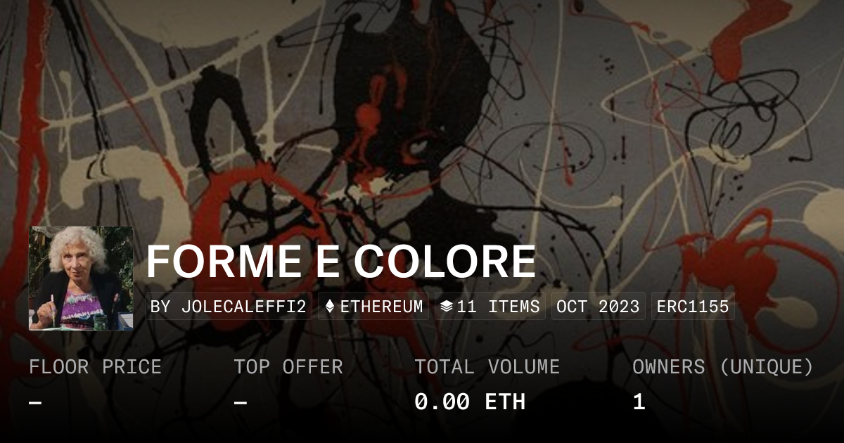 FORME E COLORE - Collection | OpenSea