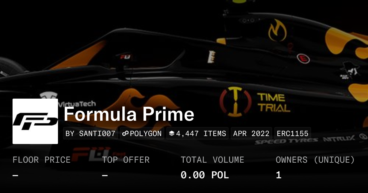 Formula Prime - Collection | OpenSea