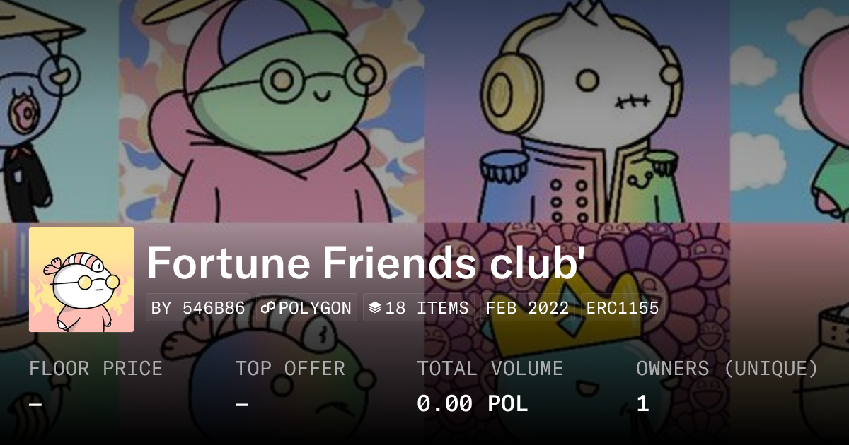 Fortune Friends club' - Collection | OpenSea