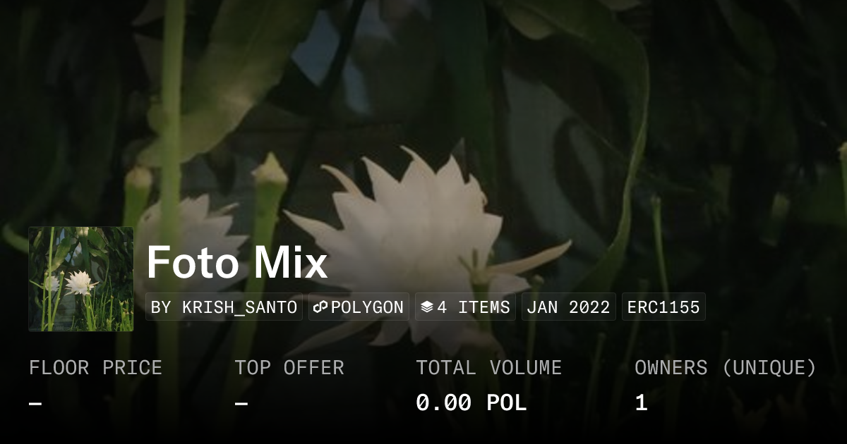 Foto Mix - Collection | OpenSea