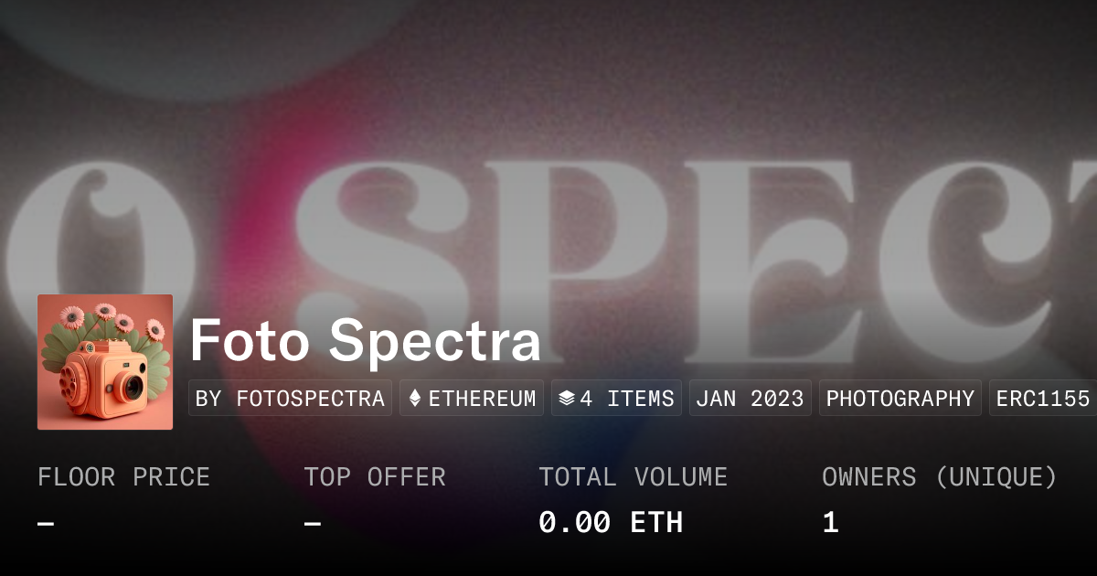 Foto Spectra - Collection | OpenSea