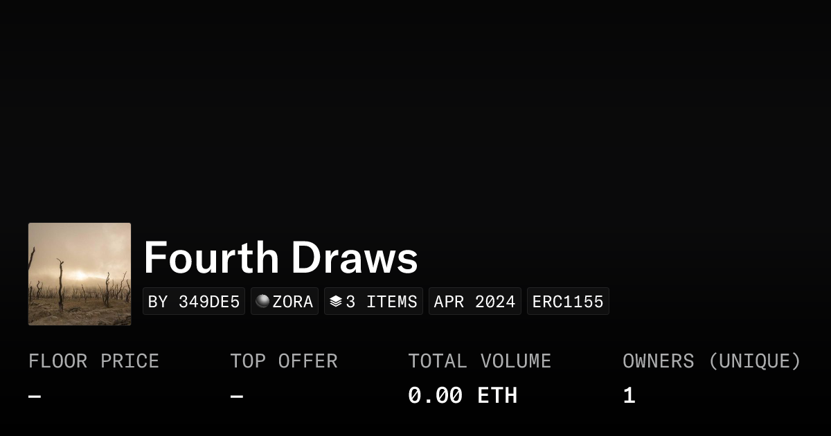Fourth Draws - Collection | OpenSea