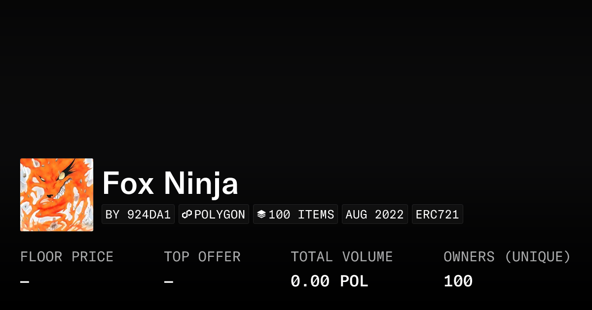 Fox Ninja - Collection | OpenSea