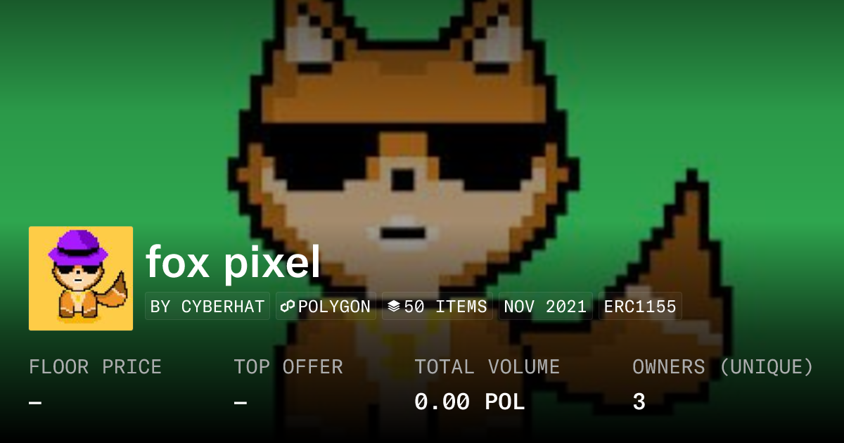 fox pixel - Collection | OpenSea
