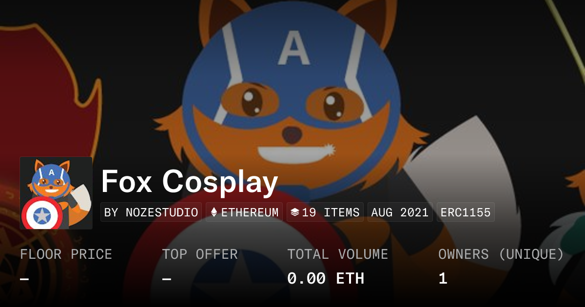 Fox Cosplay - Collection | OpenSea