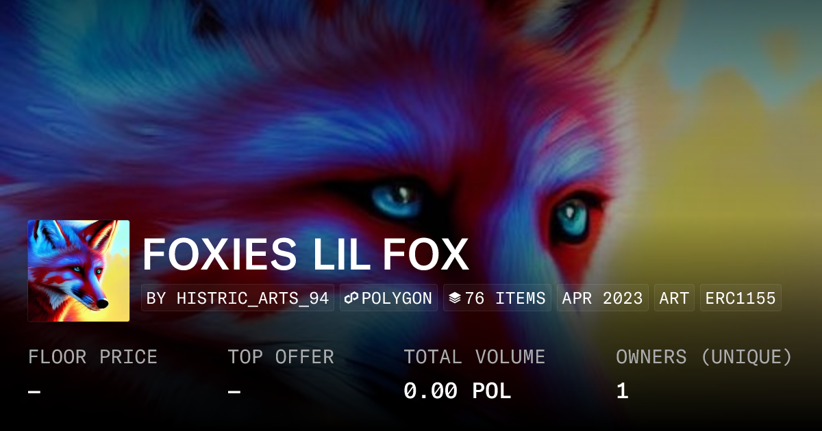 FOXIES LIL FOX - Collection | OpenSea