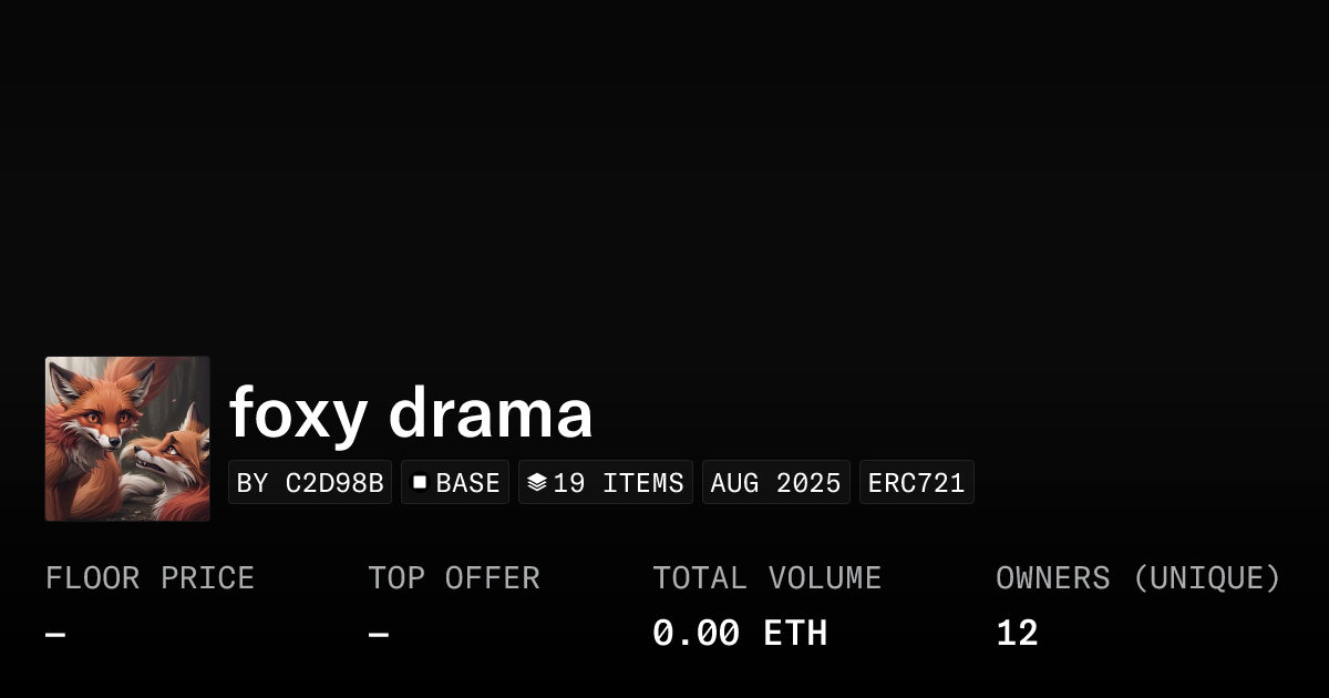 foxy drama - Collection | OpenSea