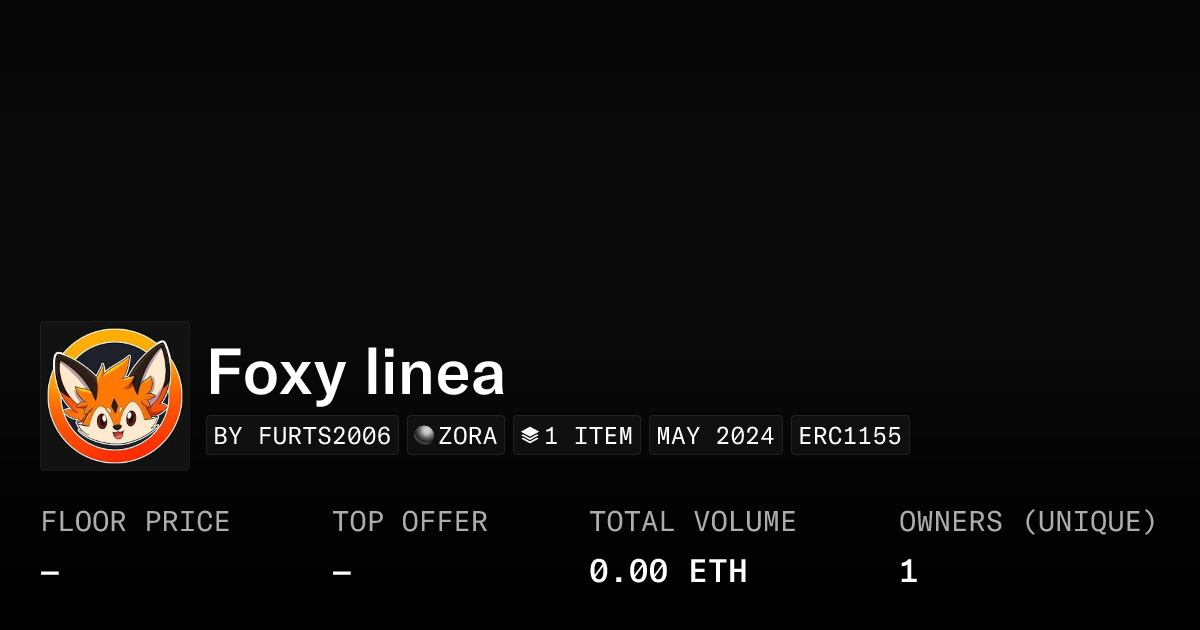 Foxy linea - Collection | OpenSea