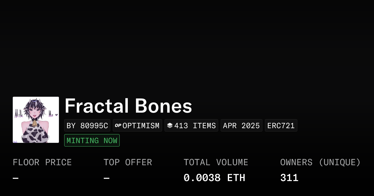 Fractal Bones - Collection | OpenSea