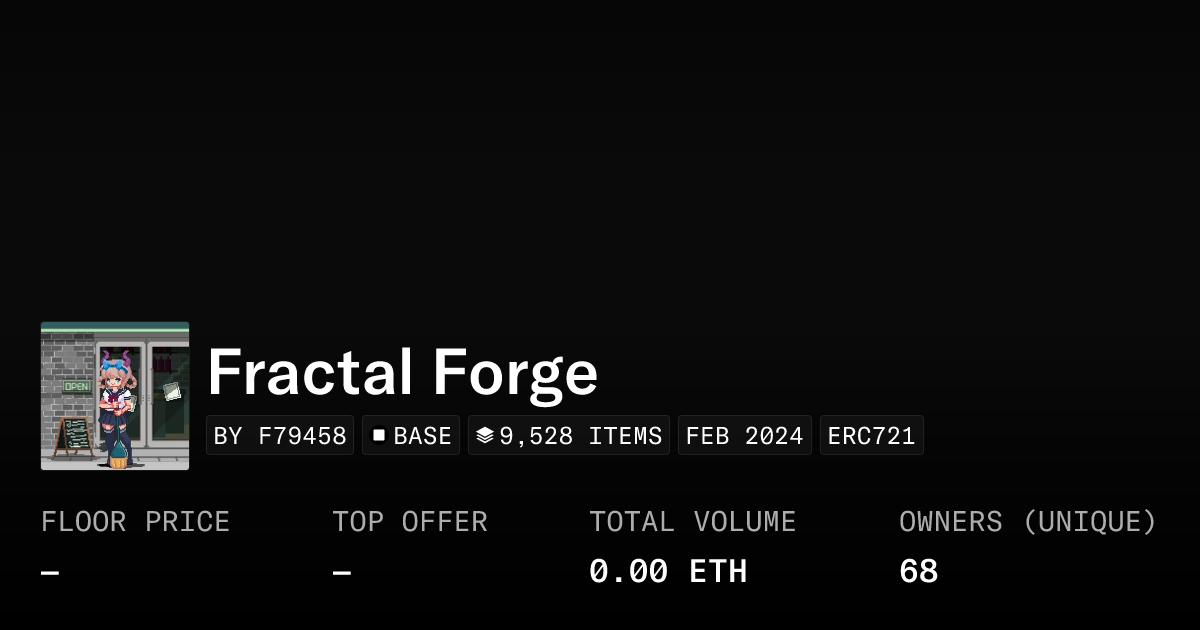 Fractal Forge - Collection | OpenSea