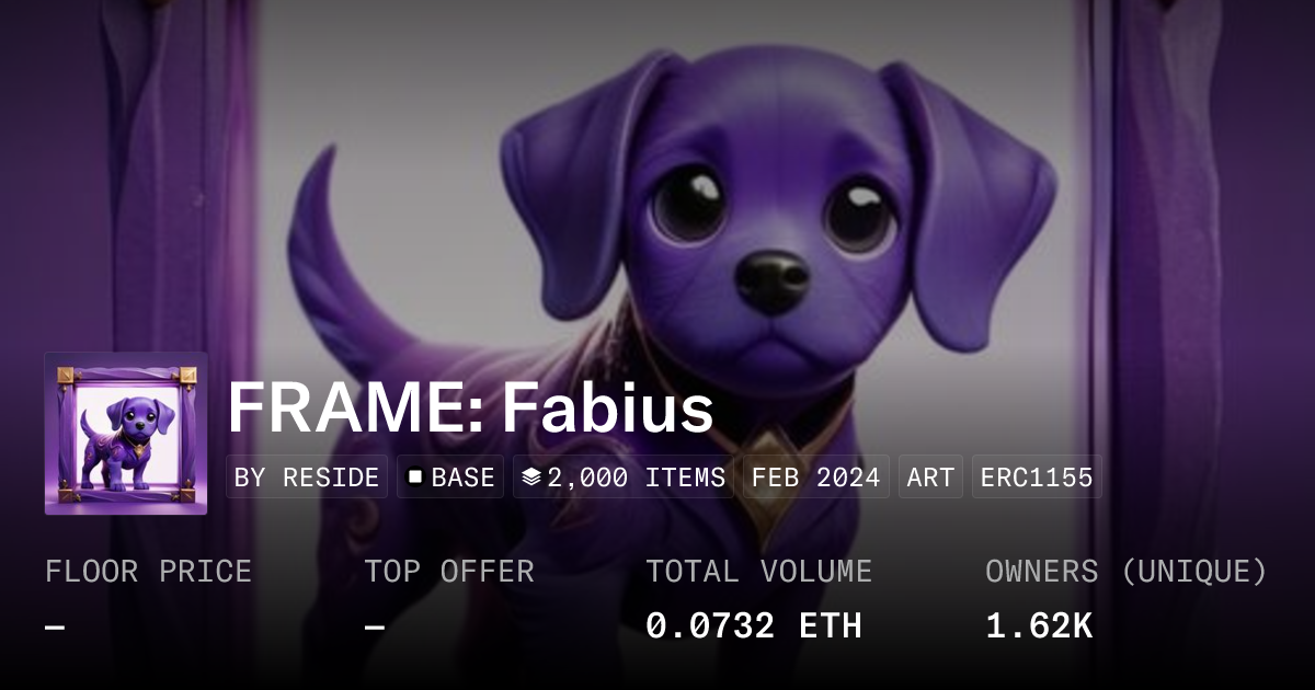 FRAME: Fabius - Collection | OpenSea