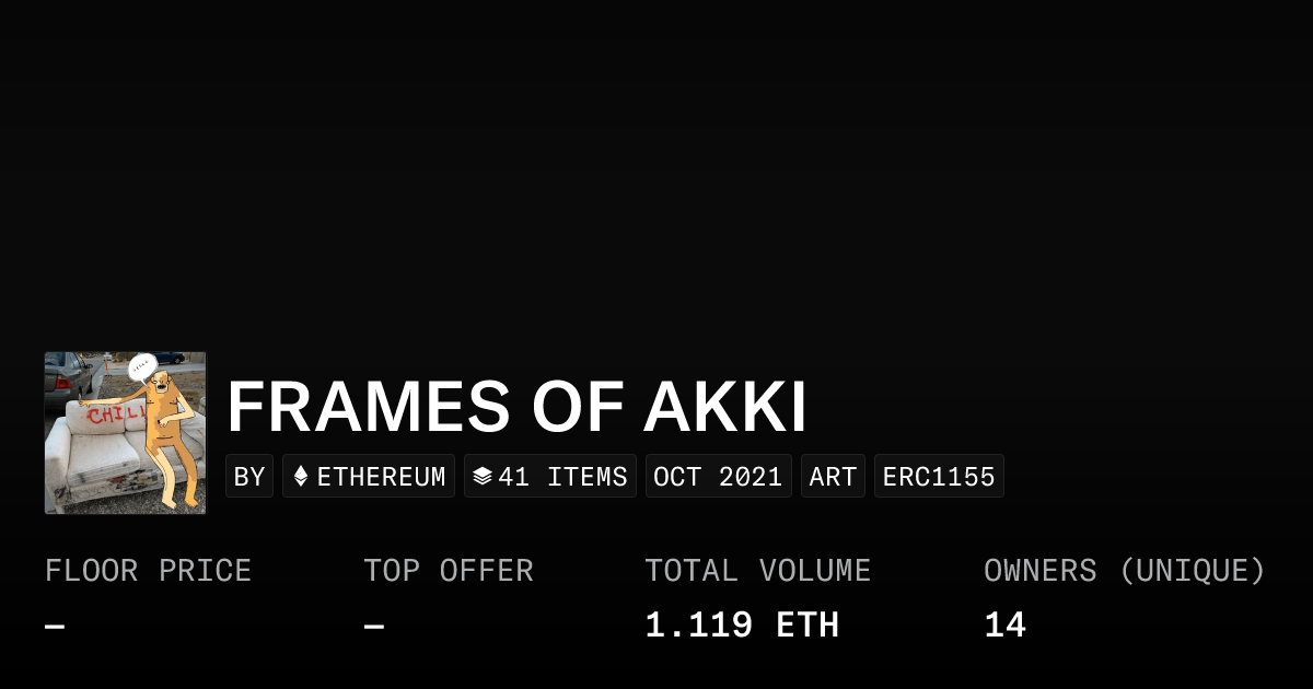 FRAMES OF AKKI - Collection | OpenSea