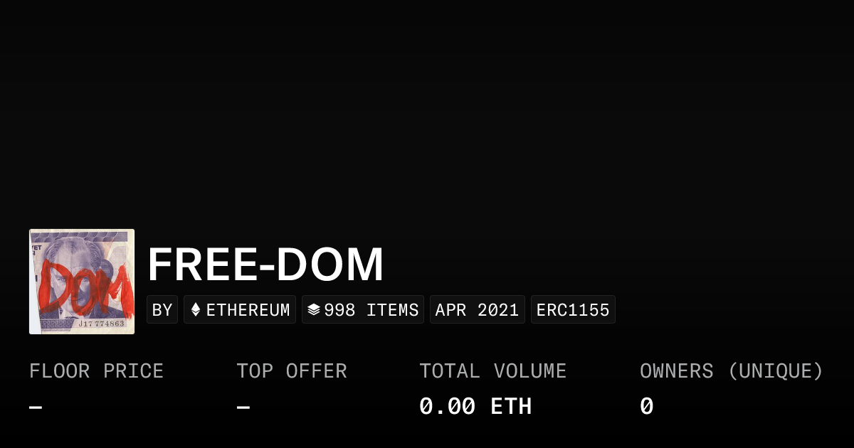 FREE-DOM - Collection | OpenSea