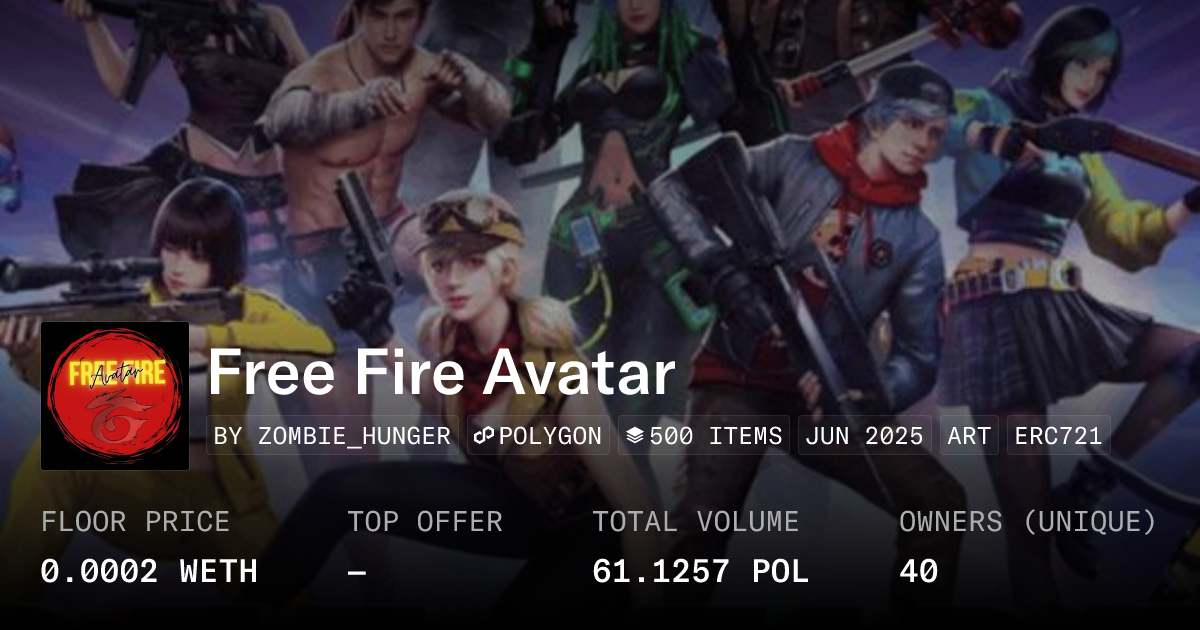 Free Fire Avatar - Collection | OpenSea