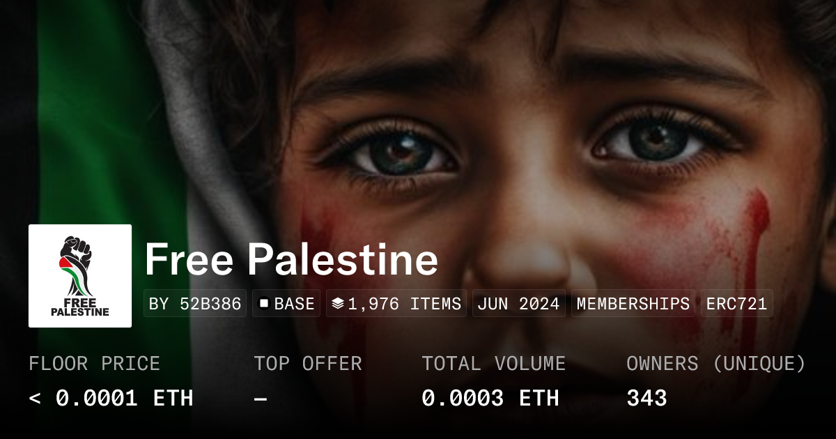 Free Palestine - Collection | OpenSea