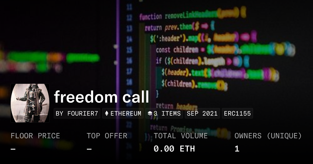 freedom call - Collection | OpenSea