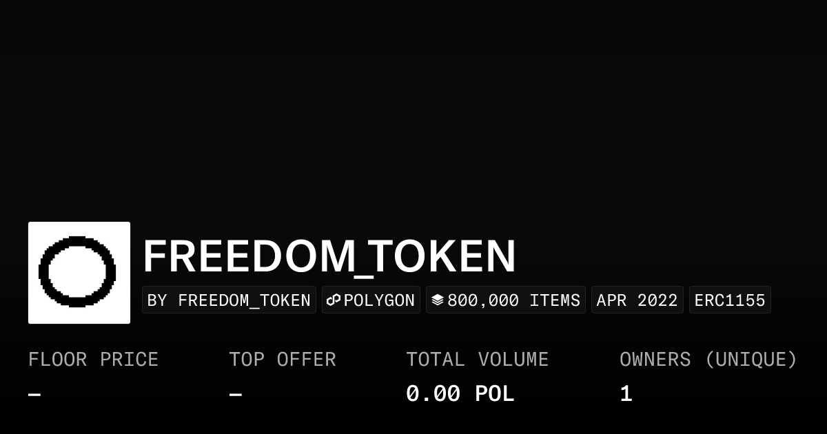 FREEDOM_TOKEN - Collection | OpenSea