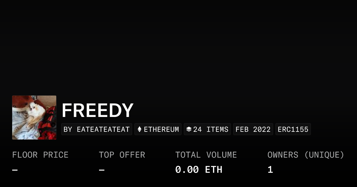 FREEDY - Collection | OpenSea
