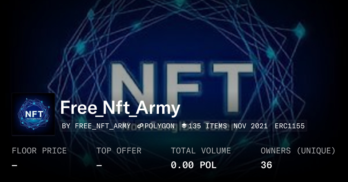 Free_Nft_Army - Collection | OpenSea
