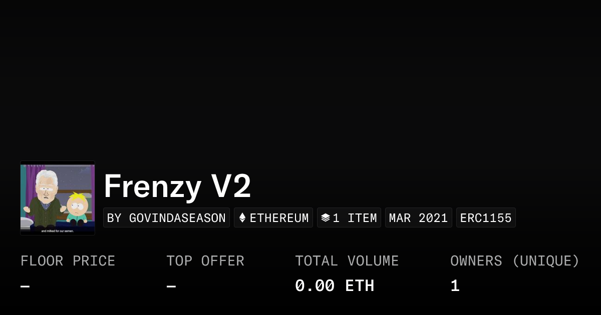 Frenzy V2 - Collection | OpenSea