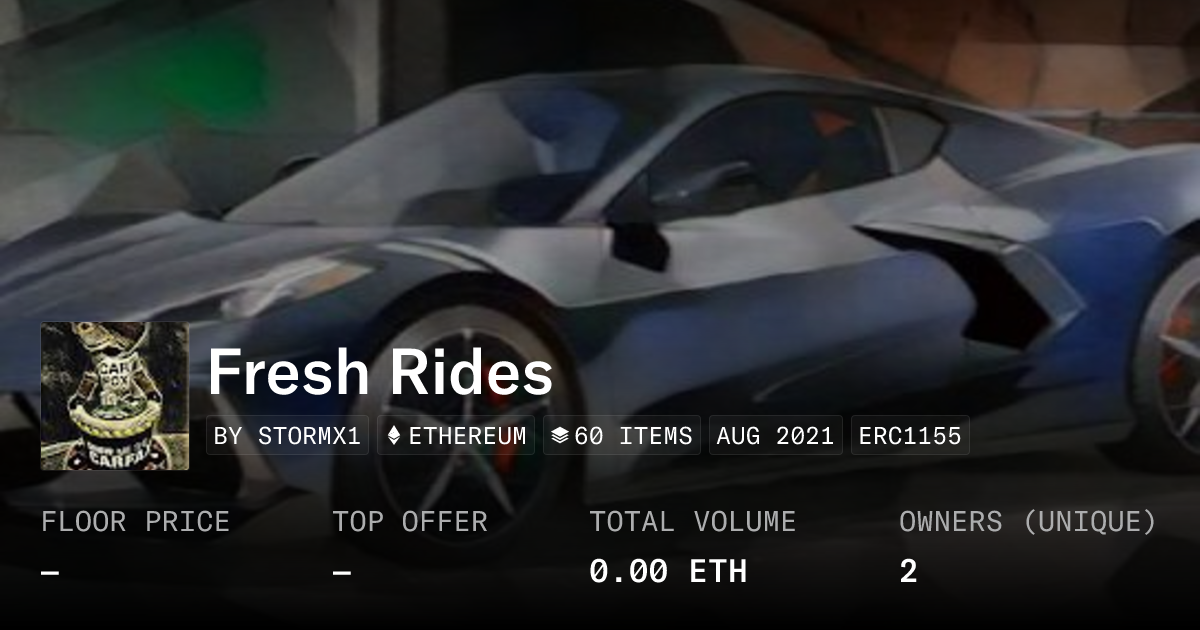 Fresh Rides - Collection | OpenSea