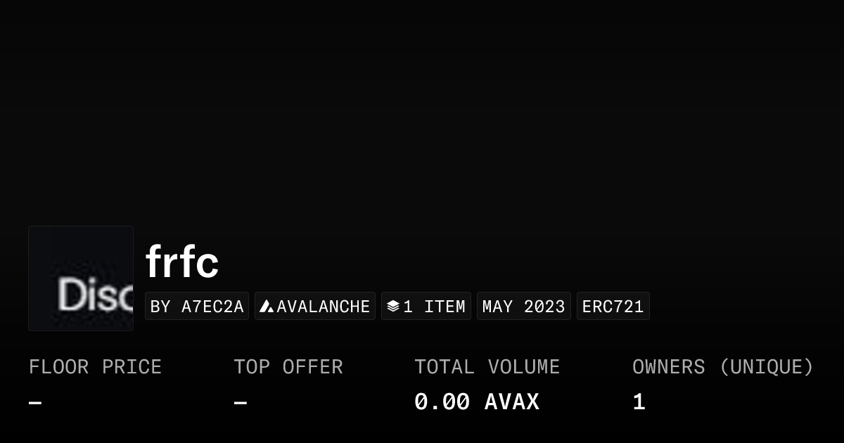 frfc - Collection | OpenSea