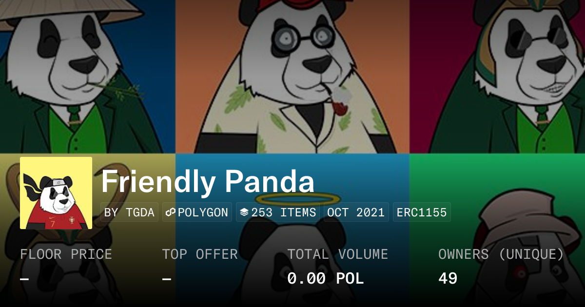 Friendly Panda - Collection | OpenSea