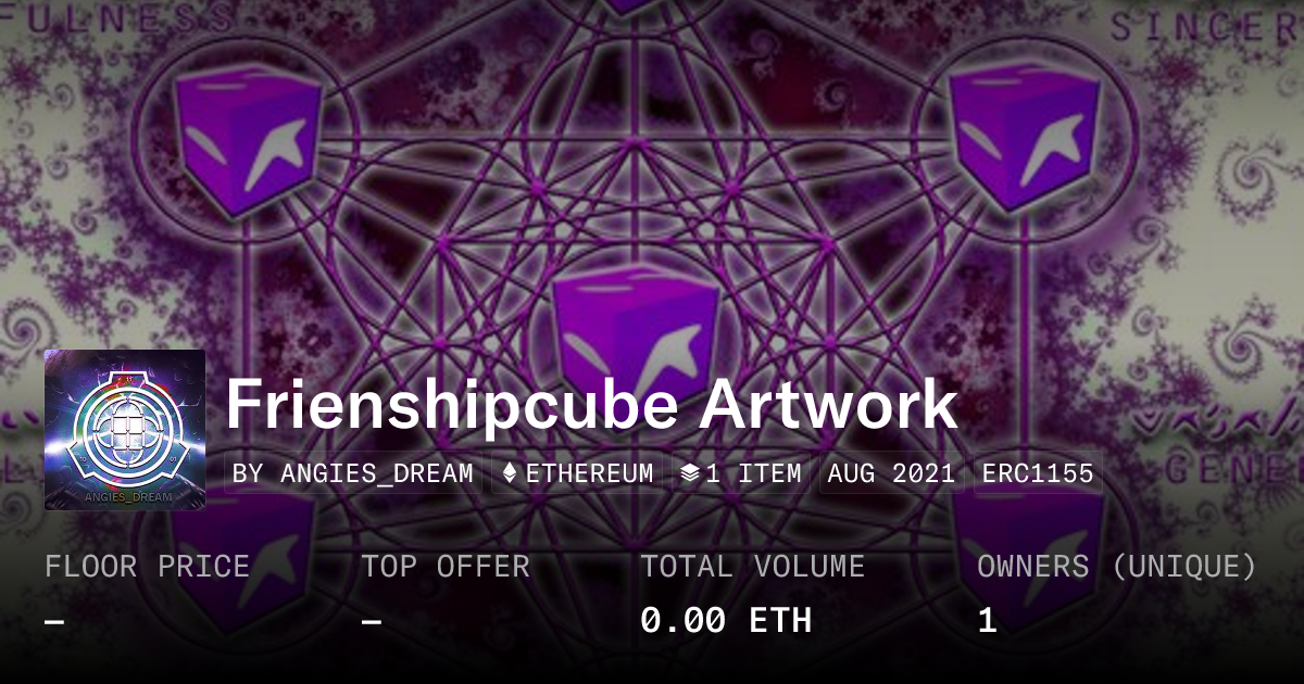 Frienshipcube Artwork - Collection | OpenSea