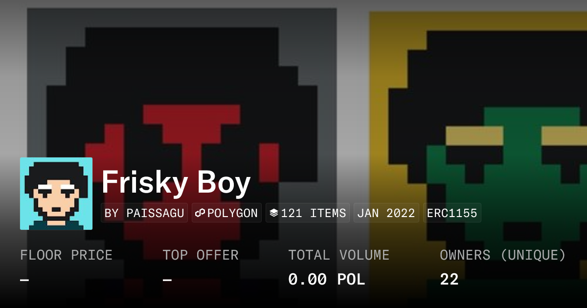 Frisky Boy - Collection | OpenSea