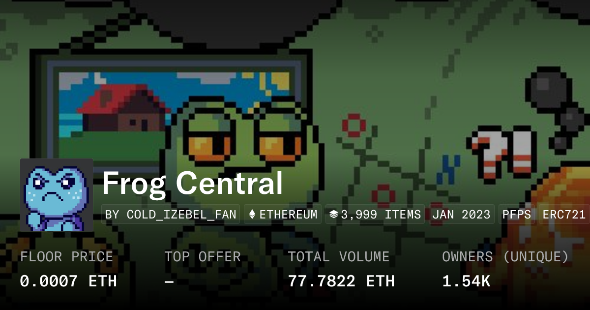 Frog Central - Collection | OpenSea