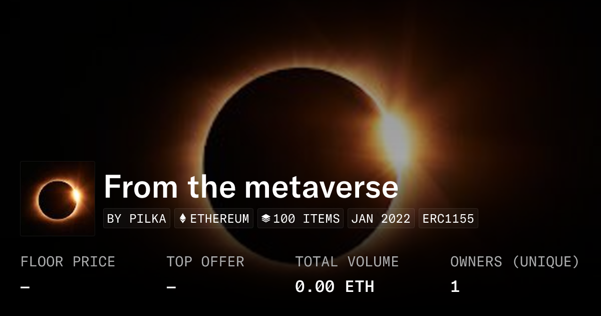 From the metaverse - Collection | OpenSea