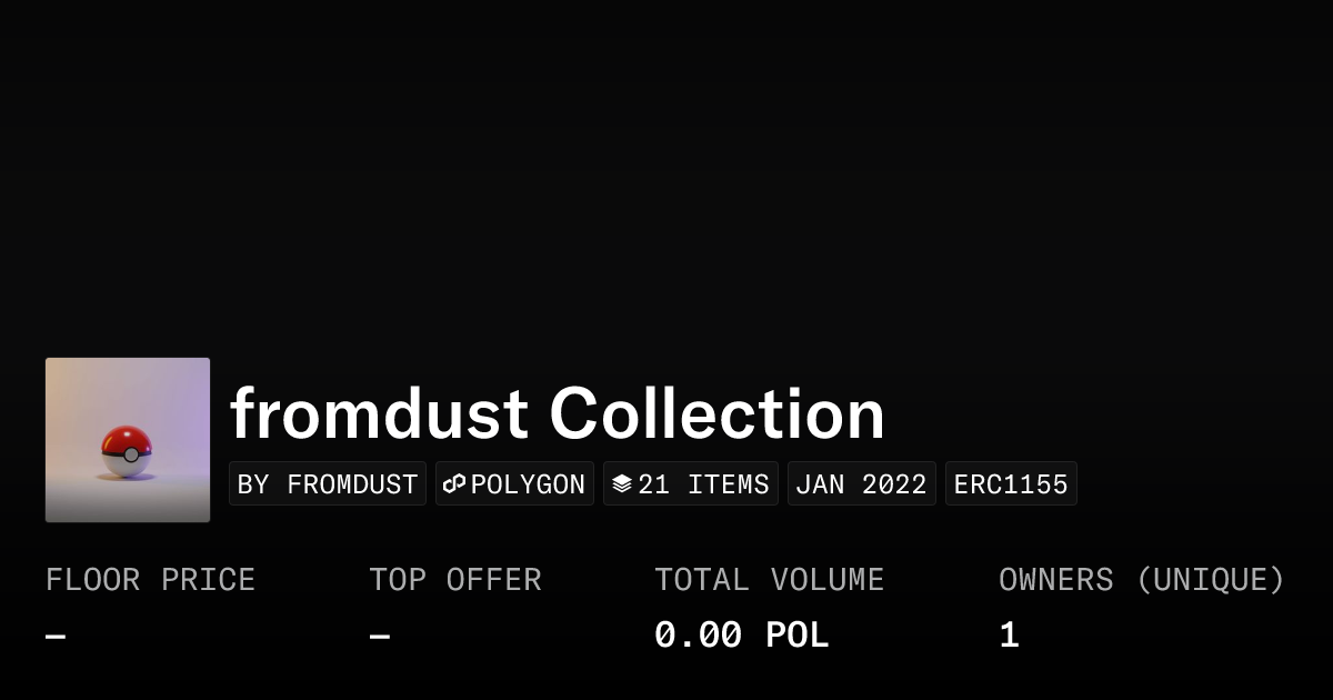 fromdust Collection - Collection | OpenSea
