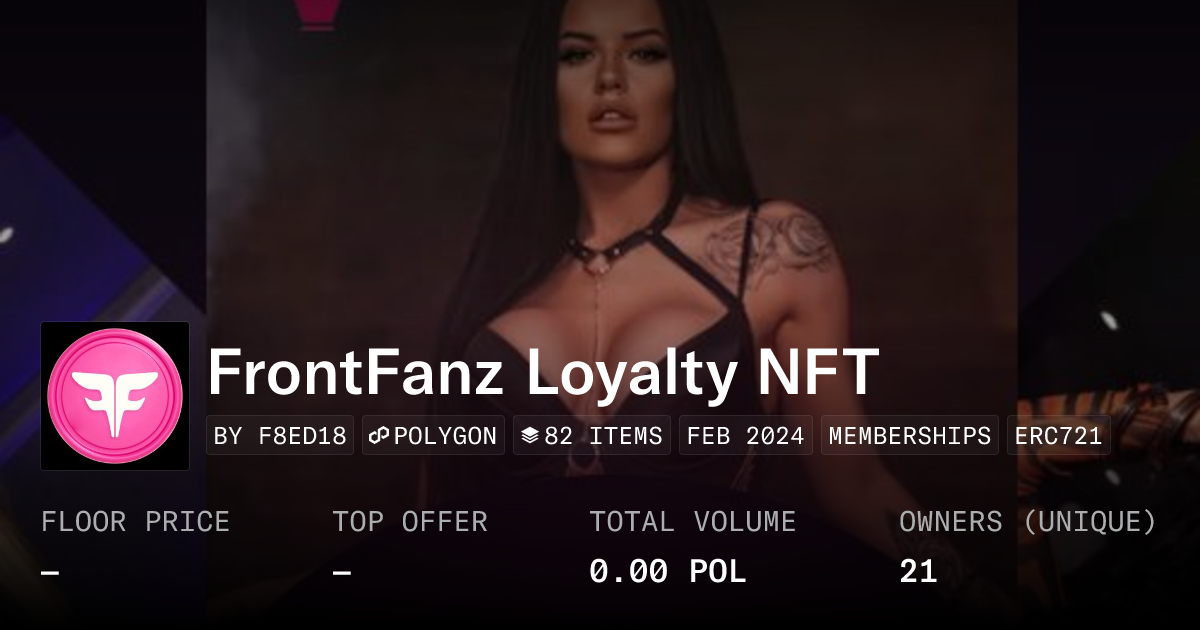FrontFanz Loyalty NFT - Collection | OpenSea