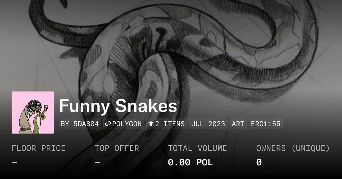 Funny Snakes - Collection | OpenSea