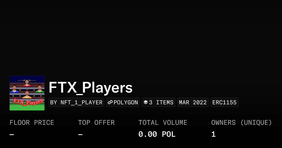 FTX_Players - Collection | OpenSea