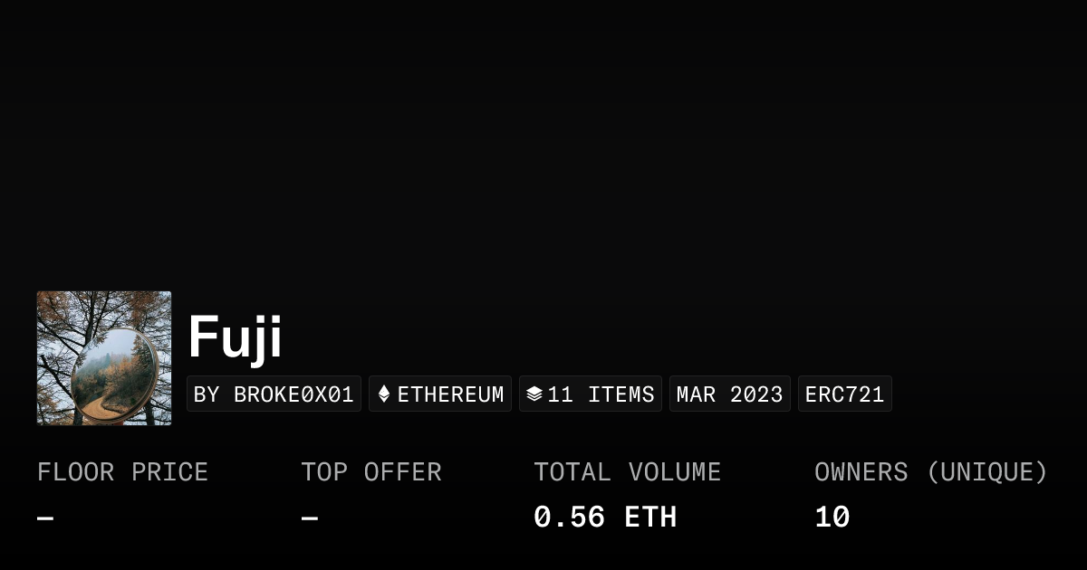 Fuji - Collection | OpenSea