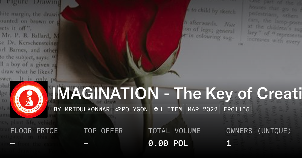 IMAGINATION - The Key of Creativity - Collection | OpenSea