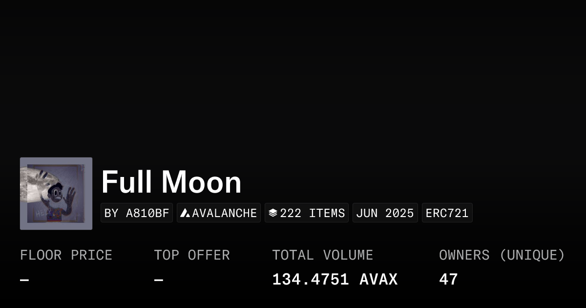 Full Moon - Collection | OpenSea