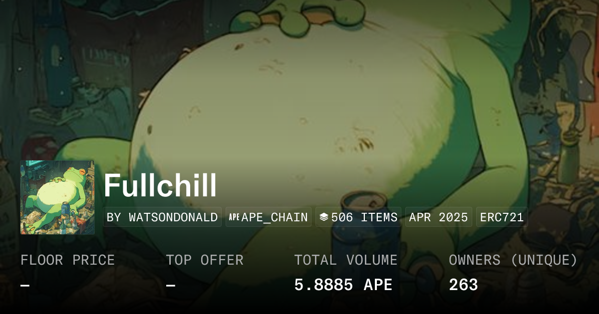 Fullchill - Collection | OpenSea