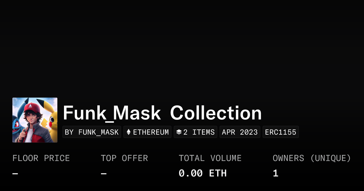 Funk_Mask Collection - Collection | OpenSea