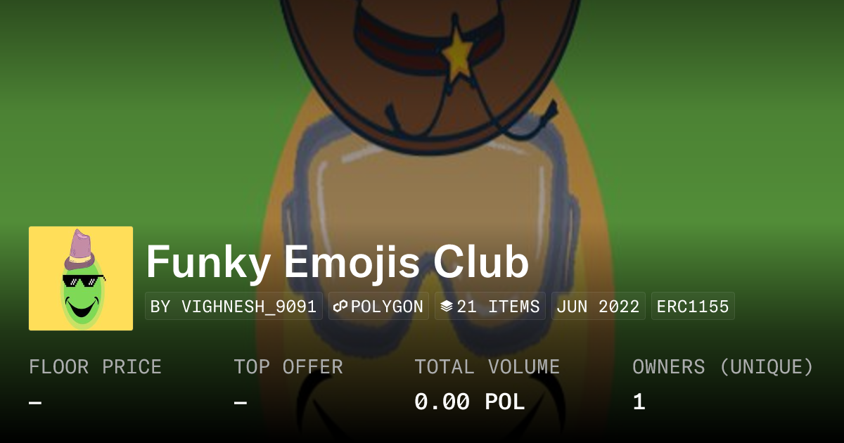 Funky Emojis Club - Collection | OpenSea