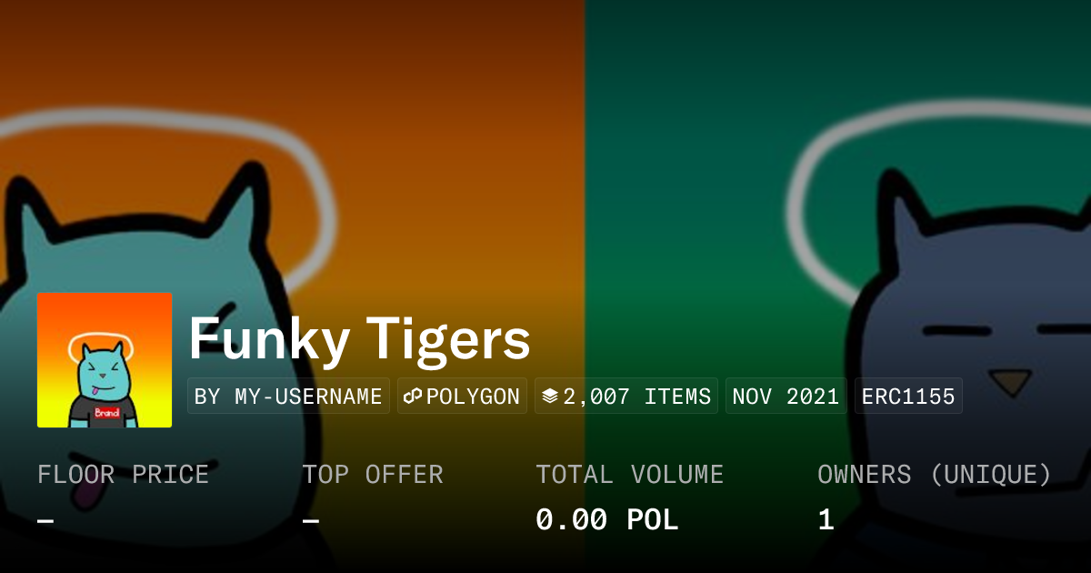 Funky Tigers - Collection | OpenSea