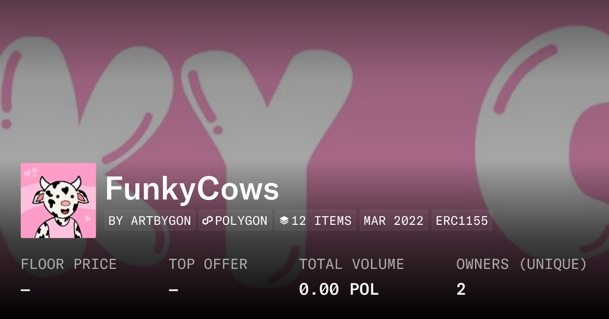 FunkyCows - Collection | OpenSea