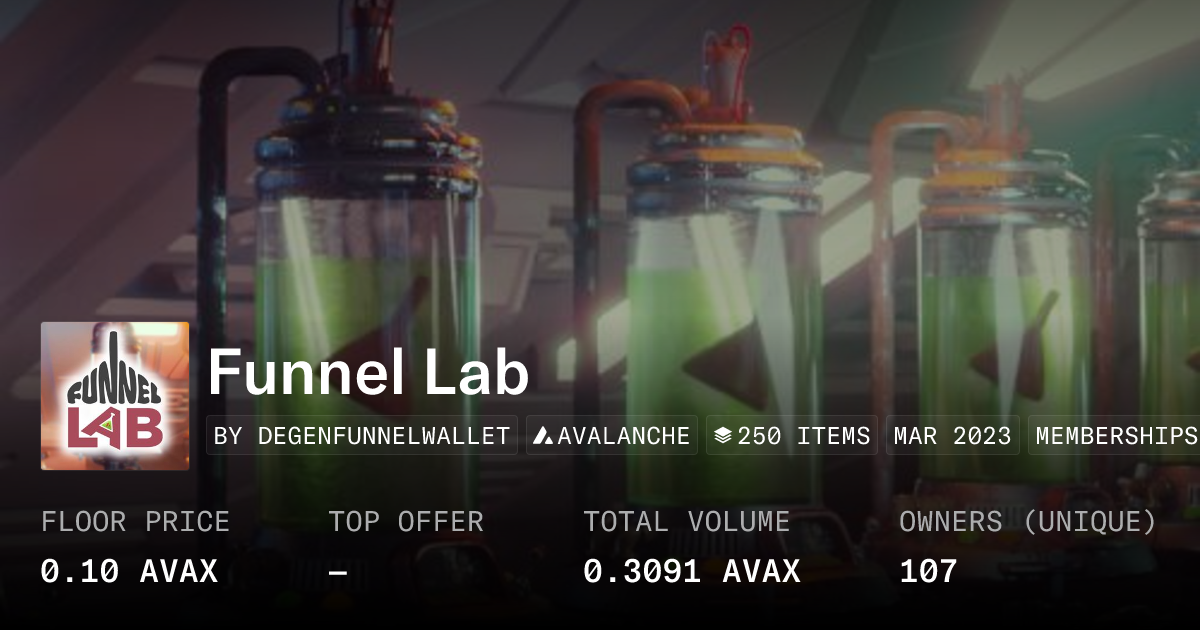 Funnel Lab - Collection | OpenSea